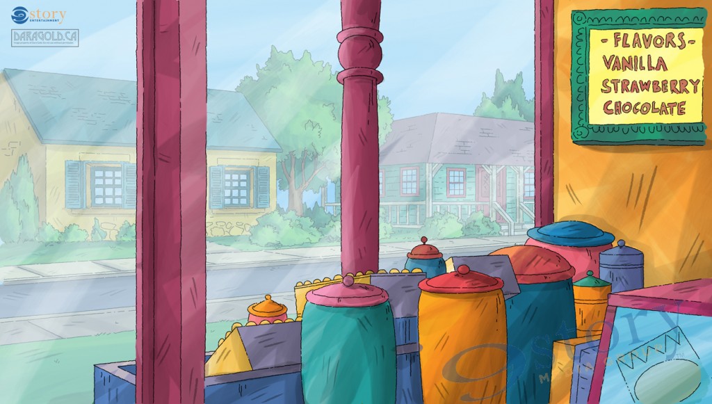 How to paint an Arthur background | DaraGold.ca